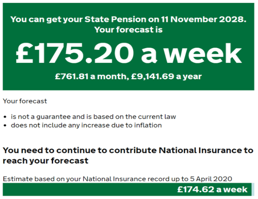 State Pension AhilDrewie