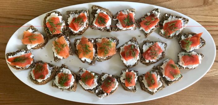 Greek style canapés with Seed Soda Bread - Rest Less