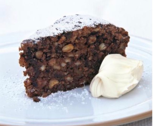 Italian Chocolate Nut Christmas Cake by Anna del Conte - Rest Less