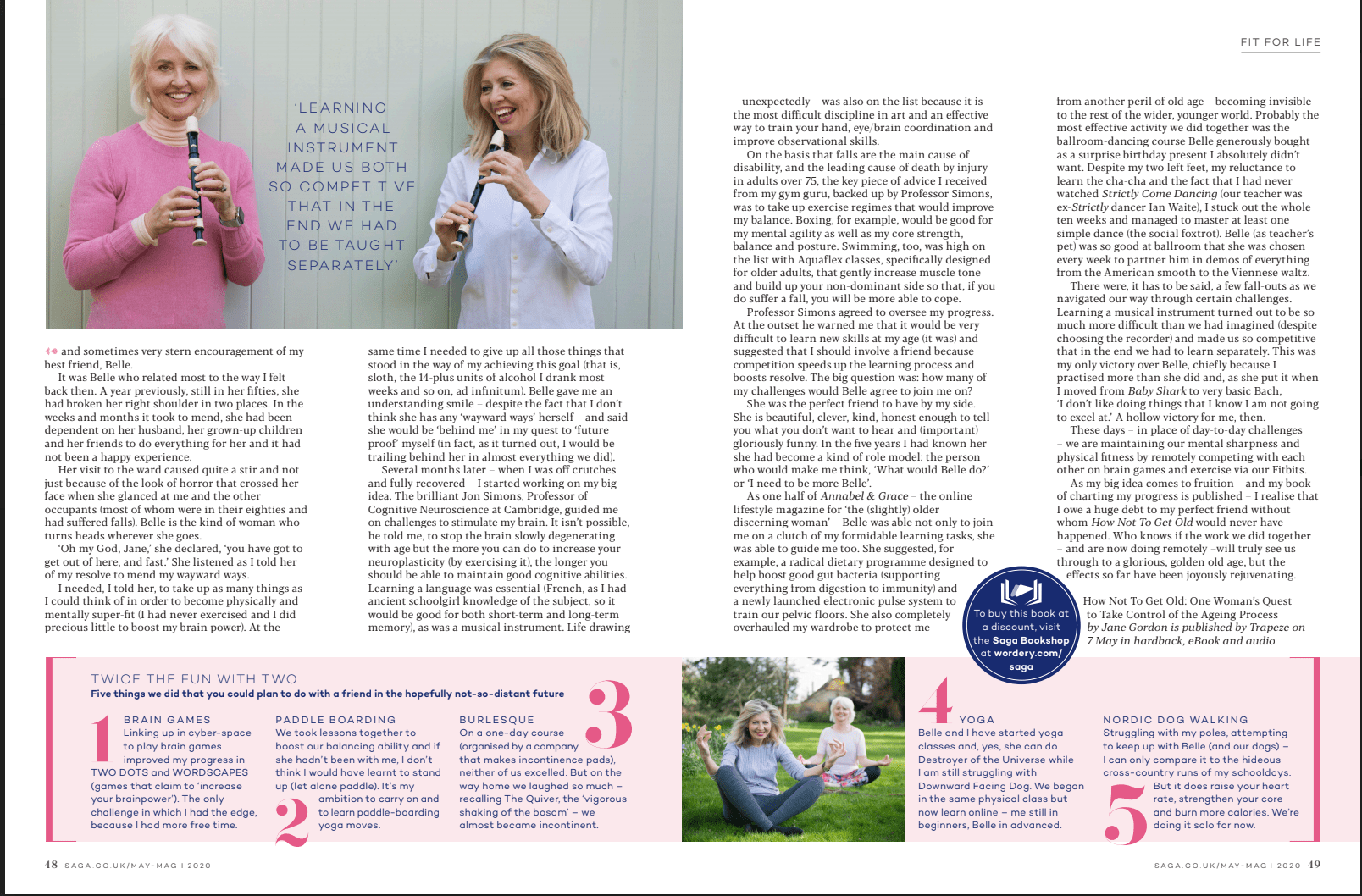 How Not To Get Old or How Annabel Helped Jane Gordon with this book ...