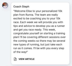 Runna app review – my first 10K run using the beginner plan - Rest Less