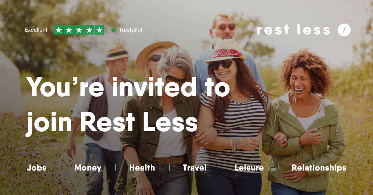 Your friend has invited you to join Rest Less - Rest Less